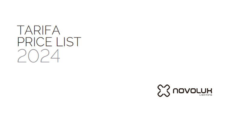 TECLISA | Novolux: Descrubre todo en iluminación - Nueva Tarifa General PVP 2024